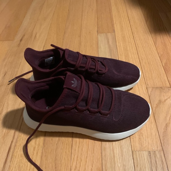 adidas | Shoes | Maroon Adidas Tennis Shoes | Poshmark